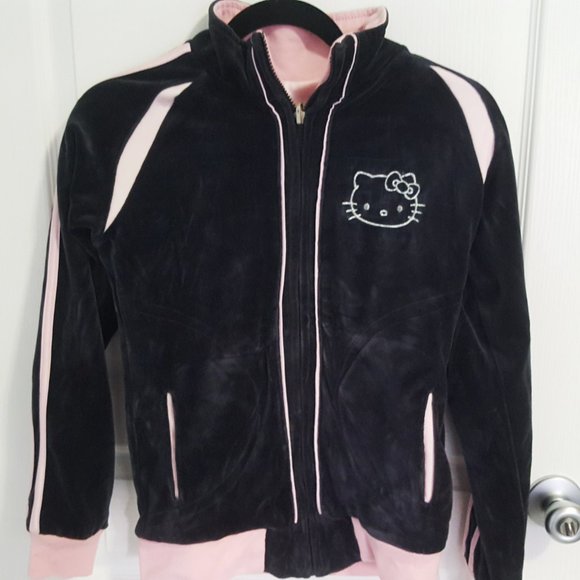 Hello Kitty | Jackets & Coats | Hello Kitty Reversible Black Pink ...